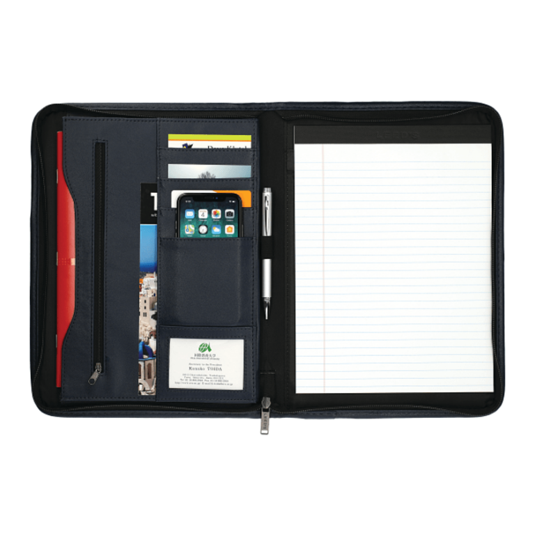 Executive DuraHyde Zippered Padfolio with FSC® Mix Paper