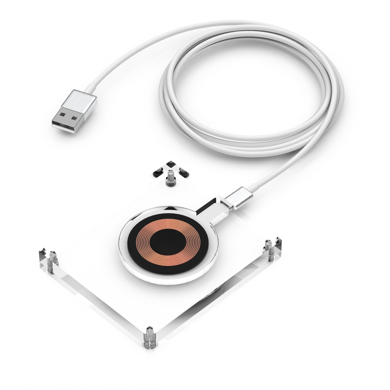 ClearCharge Transparent Wireless Charger