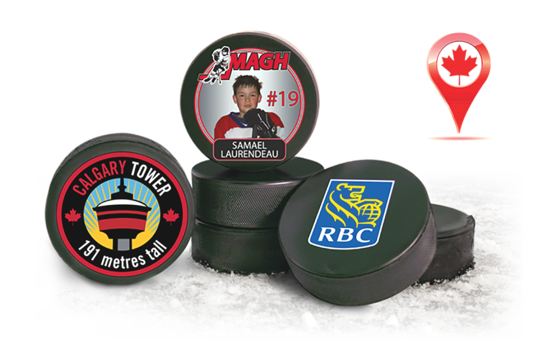 Custom Hockey Pucks